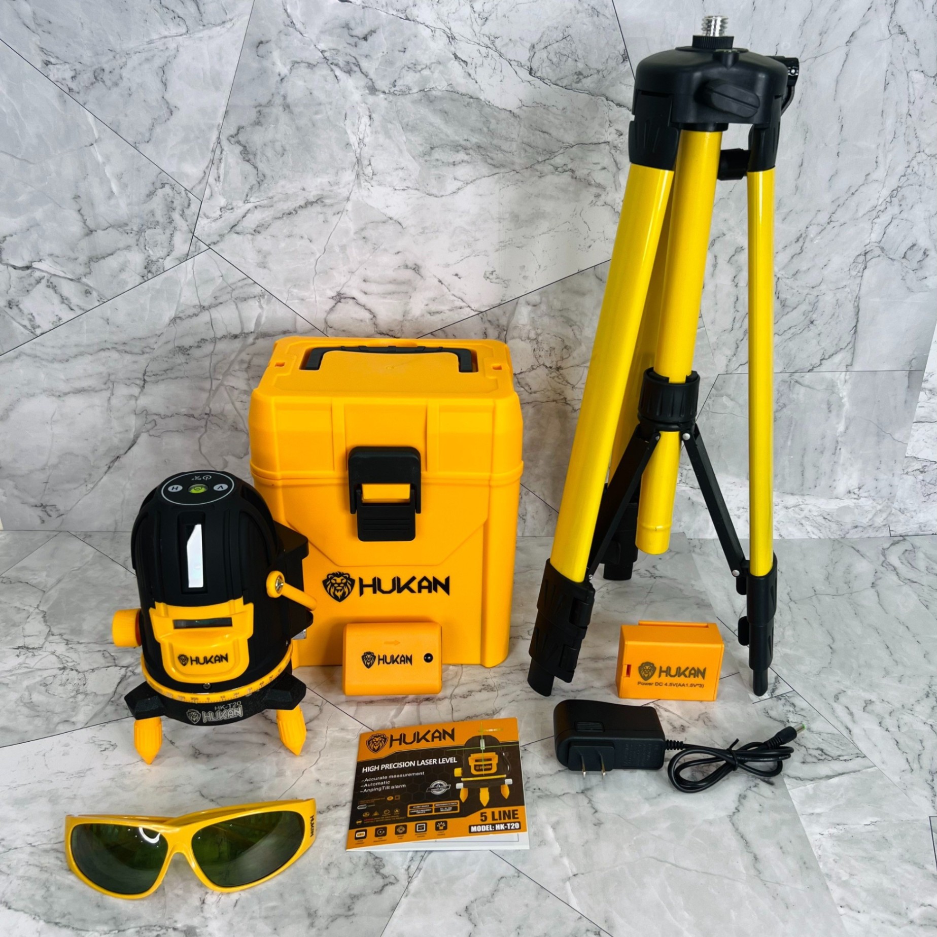 Máy cân bằng 5 tia laser xanh T20 - Hukan Việt Nam